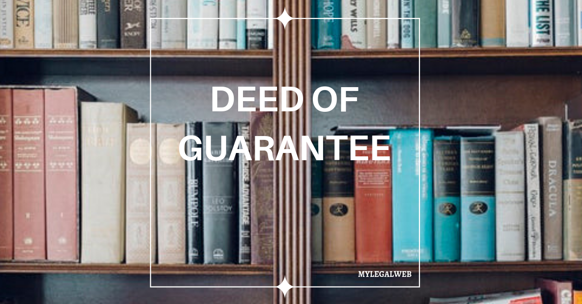 [Member] Deed Of Guarantee Template – MY LEGAL WEB