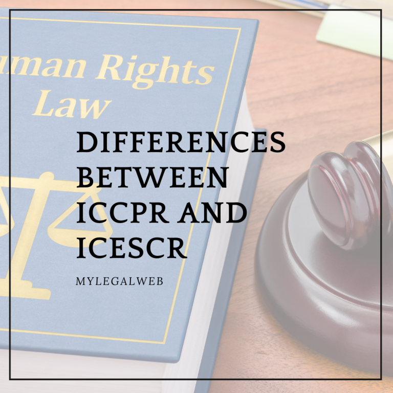 [Member] Differences between ICCPR and ICESCR – MY LEGAL WEB